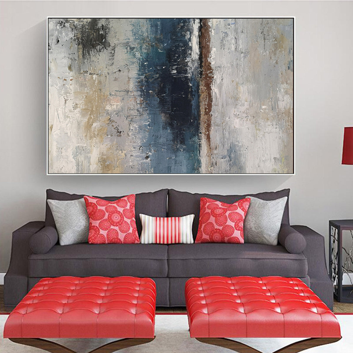 Black oil painting abstract art, fine art paintings L577 – LargeArtCanvas