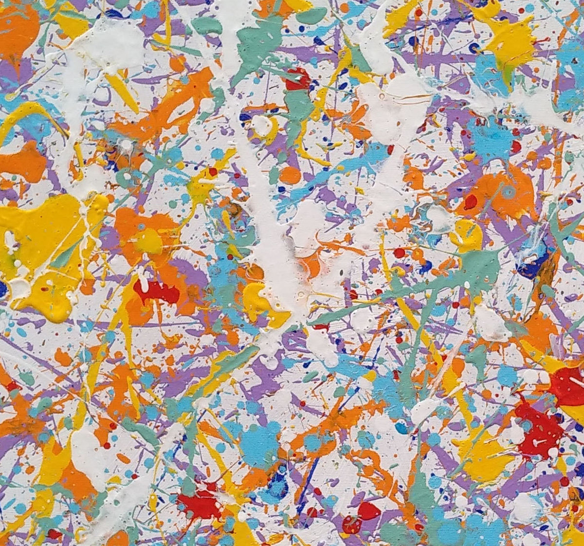 drip painting | large canvas reproductions | large artiste L602 ...
